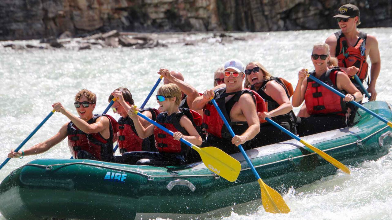 The Best Guided White Water Rafting in Jasper Canada
